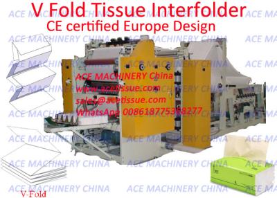 China Automatic Paper Towel Inter-Folded Machine With Lamination With CE Certified for sale