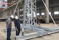 China HDG Steel Rapid Deployment Site Tower 50KPa Fabricated Foundation for sale