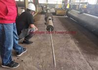 China Galvanized Electric Telecom Monopole Tower Steel HDG or Painting Surface Treatment for sale