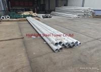China Hot Dip Galvanized Steel Street Lamp Pole Monopole 15 Years Warranty for sale