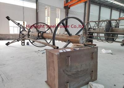 China 3 Legs Rooftop Lattice Steel Pole Concrete Base or Anchor Bolts 0-300m Height for sale