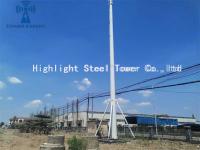 China Electric Transmission Steel Monopole Telecom Tower Galvanized Monopole Cell Tower for sale