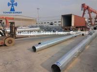 China 69kV to 500kV Galvanized Steel Tubular Monopole Electric Power Pole Tower for Transmission Lines for sale