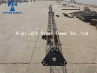 China Guyed Transmission Tower Wire Angular Tower with Anchor Plate 0-300m Height for sale