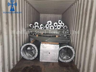 China Hot Dip Galvanized Steel Monopole Tower 15m Height for Electric Transmission Line for sale