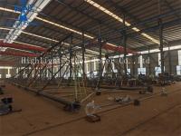 China Seamless Welded Telecom Electric Pipe Tower Tubular Steel Tower HDG Painting 50m for sale