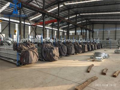 China Hybrid Lattice Tubular Tower ANSI TIA222G H European Standard Telecom Electric Pipe Tower 50m for sale