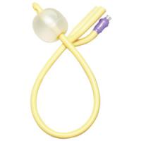 China 2 Way Silicone Coated Catheter Latex Male External Foly Catheter With size fr 6 - fr 26 for sale