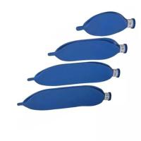 China Breathing Circuit Accessories Blue Medical Latex 500ml Anesthesia Reservoir Breathing Bag for sale