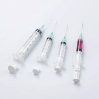 China Disposable 10ml Sterile Syringe Luer Lock 10ml Safety Syringes Auto Destruct Syringe for sale