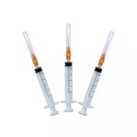 China Hypodermic Injection Disposable Sterile Syringe 5ml Luer Slip Syringe With Needle for sale