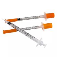 China Disposable Insulin Syringe 1ml 0.3ml 0.5ml Disposable Sterile Syringe With Fixed Needle for sale