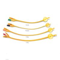 China Medical Disposable 2-Way Silicone Coated Catheter 6FR Urology Device for sale