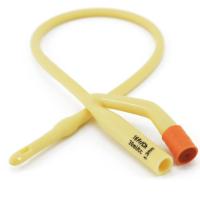 China Medical Disposable 2-Way Silicone Coated Catheter 6FR Urology Device for sale