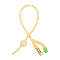 China 2-Way Tiemann Silicone Coated Catheter Balloon Catheter Silicone Foley Catheter for sale