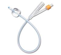 China 100% Medical Silicone Coated Catheter Disposable 2/3-Way Standard Foley Urethral Catheter for sale