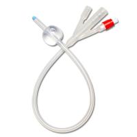 China 2 Way Suprapubic Medical Sterile Silicone Coated Catheter Foley Balloon Catheter for sale