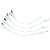 China 2 Way Suprapubic Medical Sterile Silicone Coated Catheter Foley Balloon Catheter for sale