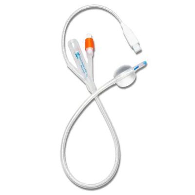 China 2 Way Silicone Foley Catheter With Temperature Sensor 100% Medical Grade Silicone for sale