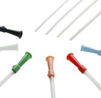 China 220 / 400mm Silicone Coated Catheter Medical Nelaton Catheter With Normal Eyes for sale