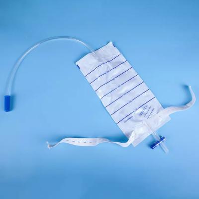 China 500ml Personal Care Portable Disposable Urine Leg Bag Urinary Drain Bag for sale