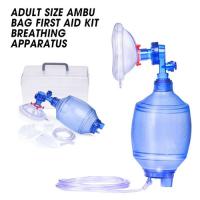 China PVC Handhold Artificial Emergency Manual Resuscitator Ambu Bag For Adult for sale