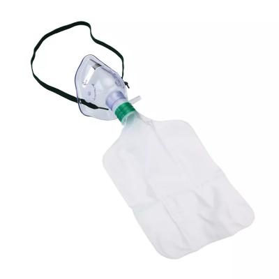 China High Concentration Non-Rebreathing Mask With Head Strap Adjustable Nose Clip And A 2.1m Tube for sale