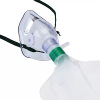 China High Concentration Non-Rebreathing Mask With Head Strap Adjustable Nose Clip And A 2.1m Tube for sale