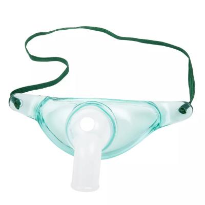 China Good Visualization Disposable Trachestomy Mask With 360 Degree Swivel Connector ，Suction And Oxygen Delivery for sale