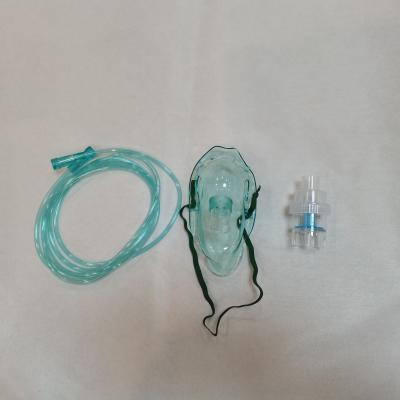 China Nebulizer With Aerosal Mask With Swivel Connector For Adult And Children Easy-seal Threaded Cap And 6cc/8cc Capacity Jar for sale