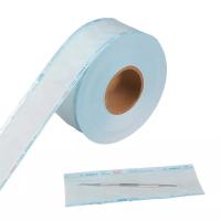 China 50mmx200mm Heat Sealing Medical Sterile Packaging Sterilization Pouch Bags Flat Reels for sale
