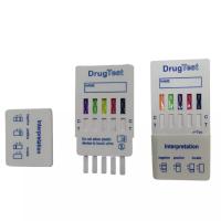 China Drugtest Card IVD Test Strip Multi Drug Abuse Test Rapid Urine Multi Panel Drug Test Card for sale