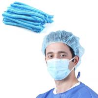 China Non Woven Medical Consumables Disposable Hair Cap Beauty Bouffant Caps for sale