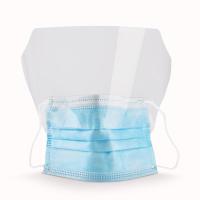 China Single Use Face Mask With Protective Shield Protection Eye Visors Medical Mask for sale