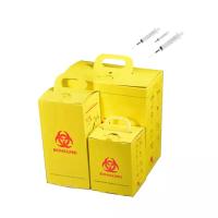China Sharp Container Medical Consumables 5L Medical Biohazard Safety Cardboard Box for sale