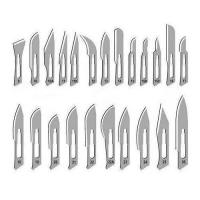 China Disposable Surgical Use Carbon Steel Scalpel Blades Sterile #10 11 15 20 22 for sale