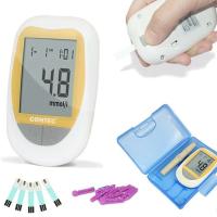 China Diabetic Household Monitor Blood Sugar Glucometer 50 Strips Needles Lancets for sale