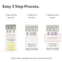 China 6 Panel Multi Drug One Step Urine Drug Abuse Test Kit Medical Diagnostic for sale