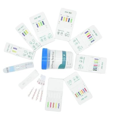 China DOA Rapid Abuse 10 Panel Urine Dip Instant Drug Test OEM / ODM for sale