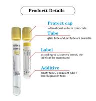 China 4ml Pro Coagulation Tube Type PET Or Glass Material Sterilized Vacuum Blood Collection Tube for sale