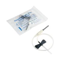 China Two Winged Blood Collection Set Disposable Butterfly Needle With Needle Holder for sale