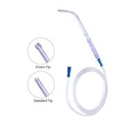 China Yankauer Suction Handle Standard Open Tip With 4 Holes 250cm Suction Connecting Tube for sale