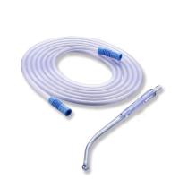 China Yankauer Suction Handle Standard Open Tip With 4 Holes 250cm Suction Connecting Tube for sale