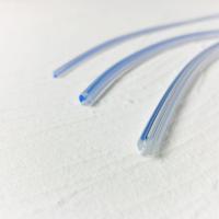 China Hubless Medical Silicone Round Channel Fluted Drains Catheter Round Drainage Round Perforated Drain Tube for sale