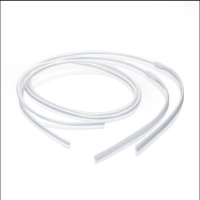 China Medical Silicone Round Channel Fluted Drains Biocompatible Flexible Efficient Drainage for sale