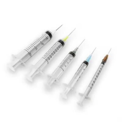 China CE Hot Sale Medical Supplies Disposable Hypodermic Syringe Luer Lock Fast Shipping for sale