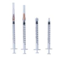 China CE Certification Sterile Injection Disposable Tuberculine Syringe 1mm Medical Grade PP for sale