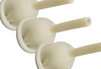 China 30 Pack Urinal Bag Male External Catheter Self Adhering Male External Condom Catheter Soft Latex 25mm for sale
