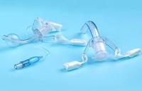 China Disposable PVC Tracheotomy tube High Volume Low Pressure Cuff ISO Standard Connector Smooth Round Tip for sale