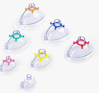 China Soft Inflated Anaesthesia Air Cushion Mask For Good Sealing And Patient Comfort With Removable Hook Rings for sale